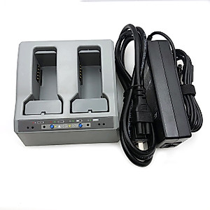 New Dual Slot/ 2 Slot Battery Charger for Trimble G.P.S, Total Station