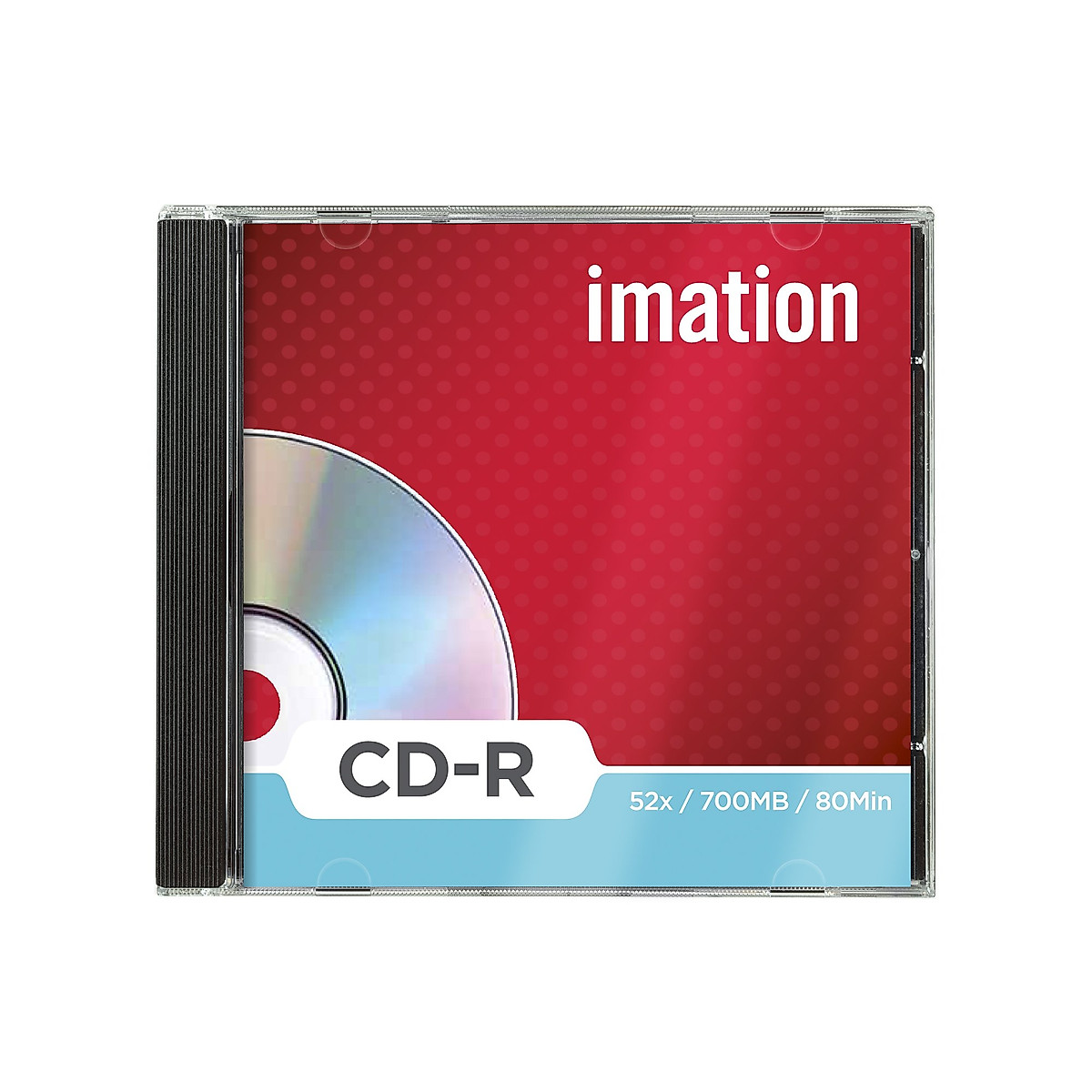 Imation 66000072877 52x CD-R 700 MB 80 Min 1 Pack Standard Jewel