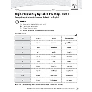 Scholastic Week By Week Phonics and Word Study for the Intermediate Grades, Grades 3-6