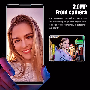 Smart Phone, Android 8.1 Smartphone HD Full Screen Phone, Dual SIM Unlocked Smart Phone, 1G RAM+16GB ROM, 6.1 Inch Cellphones Mobile Phones, Gift for Friends Family (Pink)