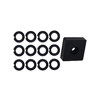 (12 Sets) 1/2" Impact Friction Ring Retaining Ring Clip with O-Ring for Milwaukee Electric/Pneumatic Type Impact Wrench, Retainer Ring Anvil Install Tool Included