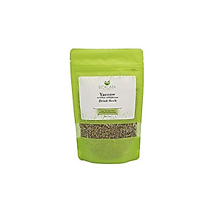 Pure and Organic Biokoma Yarrow Dried Herb 50g (1.76oz) In Resealable Moisture Proof Pouch