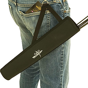 SAS Archery Side Tube Quiver with Belt Clip (Black)