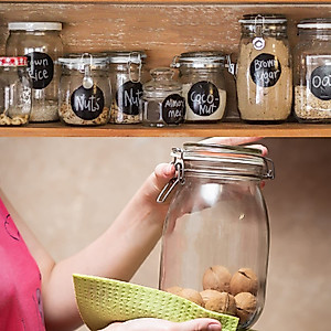 12 Pieces Rubber Seals Rings for Glass Jars, Airtight Silicone Replacement Gasket for Jars, Leakproof Silicone Gasket Sealing Rings for Mason Jars, Elastic and Fits Most Sizes (White)