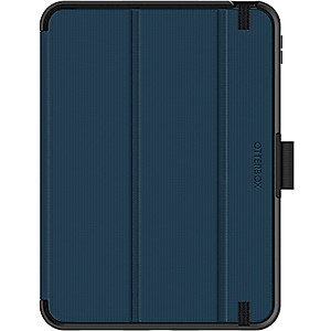 OtterBox Symmetry Folio Series case for iPad 10th Gen (ONLY) - Coastal Evening (Clear/Black/Blue), Ultra-Sleek Design, Multiple Viewing Positions, Magnetic Sleep/Wake Cover