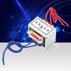 EI Power Transformer Stable Single Power Transformer Vacuum Impregnated Insulation Varnish Nylon Core for Electronic