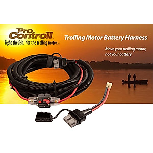 Pro Controll Trolling Motor Quick Connectors Battery Harness Kit with 60 AMP Circuit Breaker Bundle