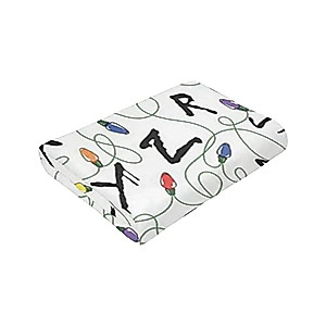 Throw Blanket, Luxury Cozy Fleece Blanket, Warm Super Soft Comfort Caring 40" x 50", White