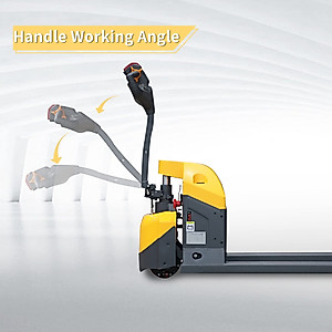 APOLLOLIFT Full Electric Pallet Jack 4400lbs Cap. 48" x27" Pallet Jack Trcuk with Emergency Key Switch,Pallet Jacks for Narrow Space