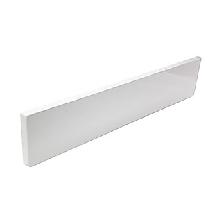 Design House 550905 Universal Cultured Marble Side Splash 21.5 inch, Solid White