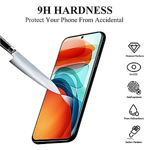 AKABEILA [3 Pack Screen Protector for Oppo Reno 7 4G 5G HD Tempered Glass Film 9H Hardness Case Friendly Easy Installation Anti Scratch Bubble Free [Full Coverage] 6.43" Black