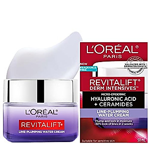 L'Oreal Revitalift Derm Intensives Micro-Hyaluronic Acid + Ceramides Line-Plumping Water Cream