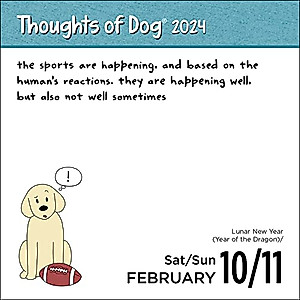 Thoughts of Dog 2024 Day-to-Day Calendar