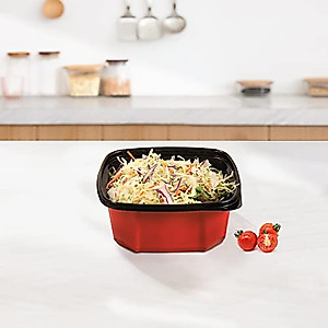 OTOR 42 Ounce Meal Prep Containers Stackable 20 Sets with Airtight Lids Food Grade Square Lunch Boxes Travel Containers BPA Free Dishwasher, Microwave, Freezer Safe