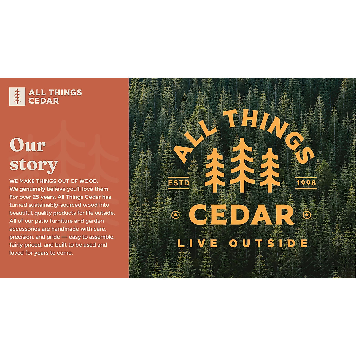 All Things Cedar BB45 Cedar Backless Bench | 4ft Wood Bench Indoor & Outdoor | Handcrafted with Western Red Cedar | Perfect for Patio, Garden, Picnic & Poolside | 45x14x17