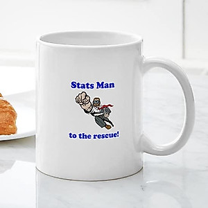 CafePress Stats Man Mug Ceramic Coffee Mug, Tea Cup 11 oz