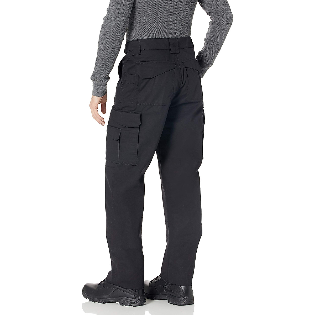 Tru-Spec Men's 24-7 Series Original Tactical Pant - Reliable Pants for Men - Ideal for Hiking, Camping, EMT, and Tactical Use - 65% Polyester, 35% Cotton - Black - 42W x 34L