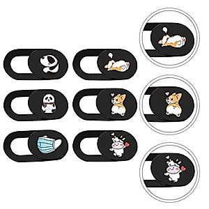 SOLUSTRE Anti- Camera Animal Accessory Ultra- Smartphone Party Favors Laptop Pattern Protects Webcam Slide Notebook Covers Blocker Cover Tablet Design Cell Security Your Desktop Privacy