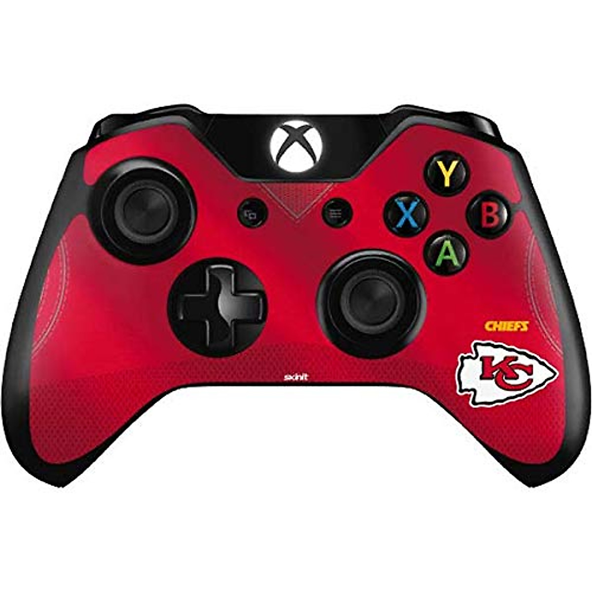 Skinit Decal Gaming Skin Compatible with Xbox One Controller - Officially Licensed NFL Kansas City Chiefs Team Jersey Design