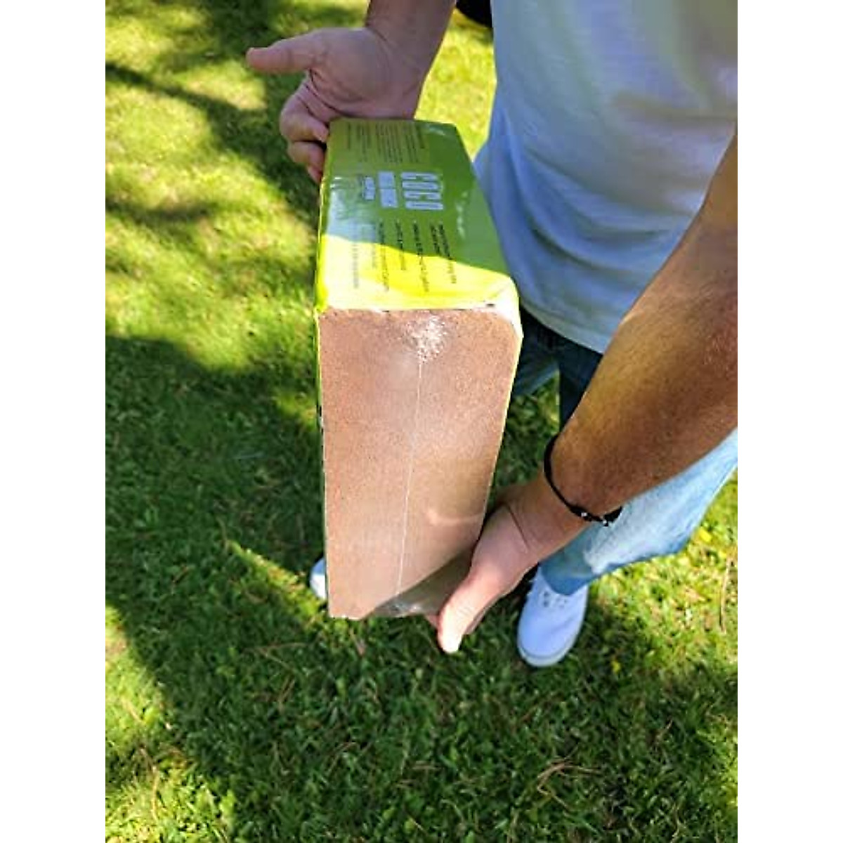 Coco Coir Mega Brick Organic Coconut Coir 11 Pound Coco Fiber Compressed Block Pre Washed Buffered Potting Soil Indoor Outdoor Garden Use Vegetable Flower Seed Starter