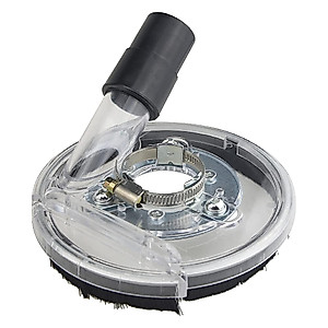 XINGYHENG Dust Shroud Kit Dry Grinding Dust Cover 100-150mm Adjustable Angle Grinder with 4 Inch Concrete Diamond Grinding Cup Wheel