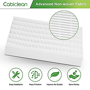 6 Pack HPA300 Filter R True HEPA Replacement Filters for Honeywell HPA300, HPA200, HPA100, HPA090 Series and HPA5300, Replacements for Honeywell Filter R (HRF-R3 & HRF-R2 & HRF-R1) White