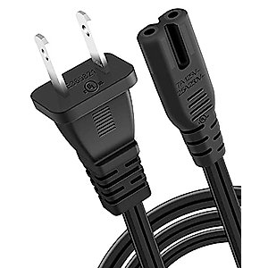 AC Power Cord for PS5 PS4 PS3 Playstation 4 Slim,Xbox One S/X,TV Power Cable for Samsung LG TCL Roku Toshiba LED LCD TV,HP