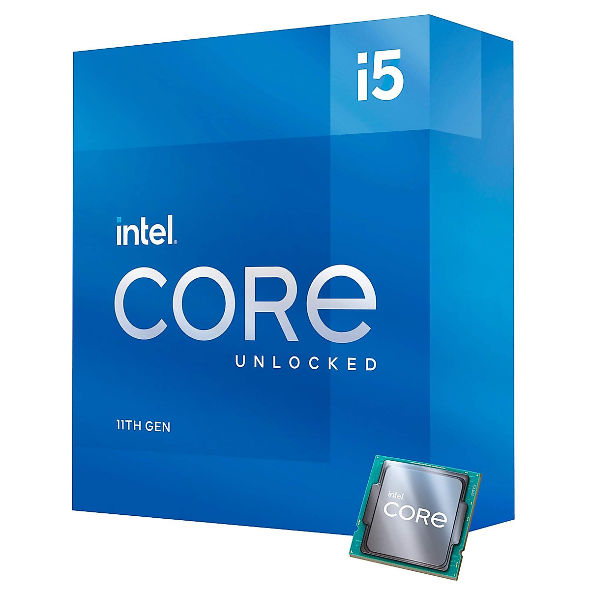 Intel Core i5-11600K Desktop Processor 6 Cores up to 4.9 GHz Unlocked LGA1200 (Intel 500 Series & Select 400 Series Chipset) 125W (Renewed)