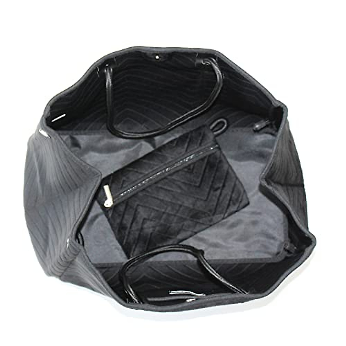 lemonbella Large Tote Bag, Neoprene Velvet Tote, Womens Tote Bag, Large Neoprene Tote, Tote with WristleT