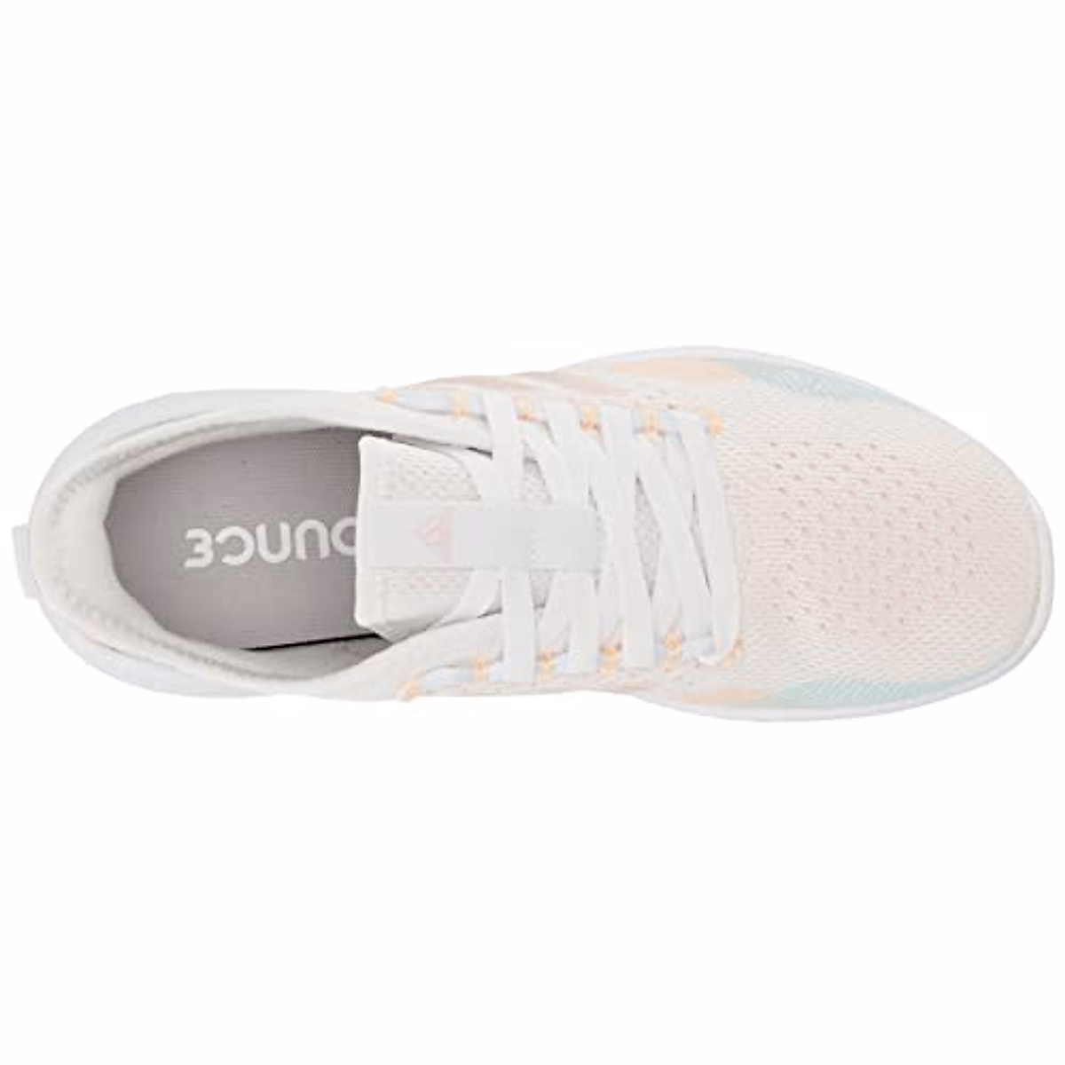 adidas Women's Fluidflow 2.0 Running Shoe, FTWR White/Almost Pink/Bliss Orange, 8