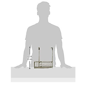 Spectrum Diversified MyBella Hair Styling Station, Over the Cabinet Door, Satin Nickel