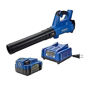 Kobalt 24-Volt Max Lithium Ion 410-CFM Brushless Cordless Electric Leaf Blower