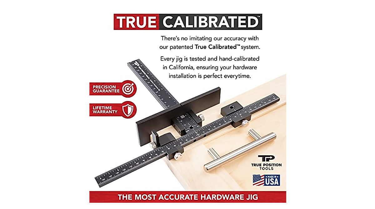 True Position Tools Cabinet Hardware Jig - Precise & Made in USA