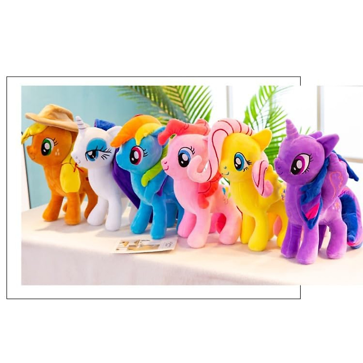 Little Horse Plush Toy 50cm Friendship Movie Feature Character Doll Action Figure Model Toy (Fluttershy)