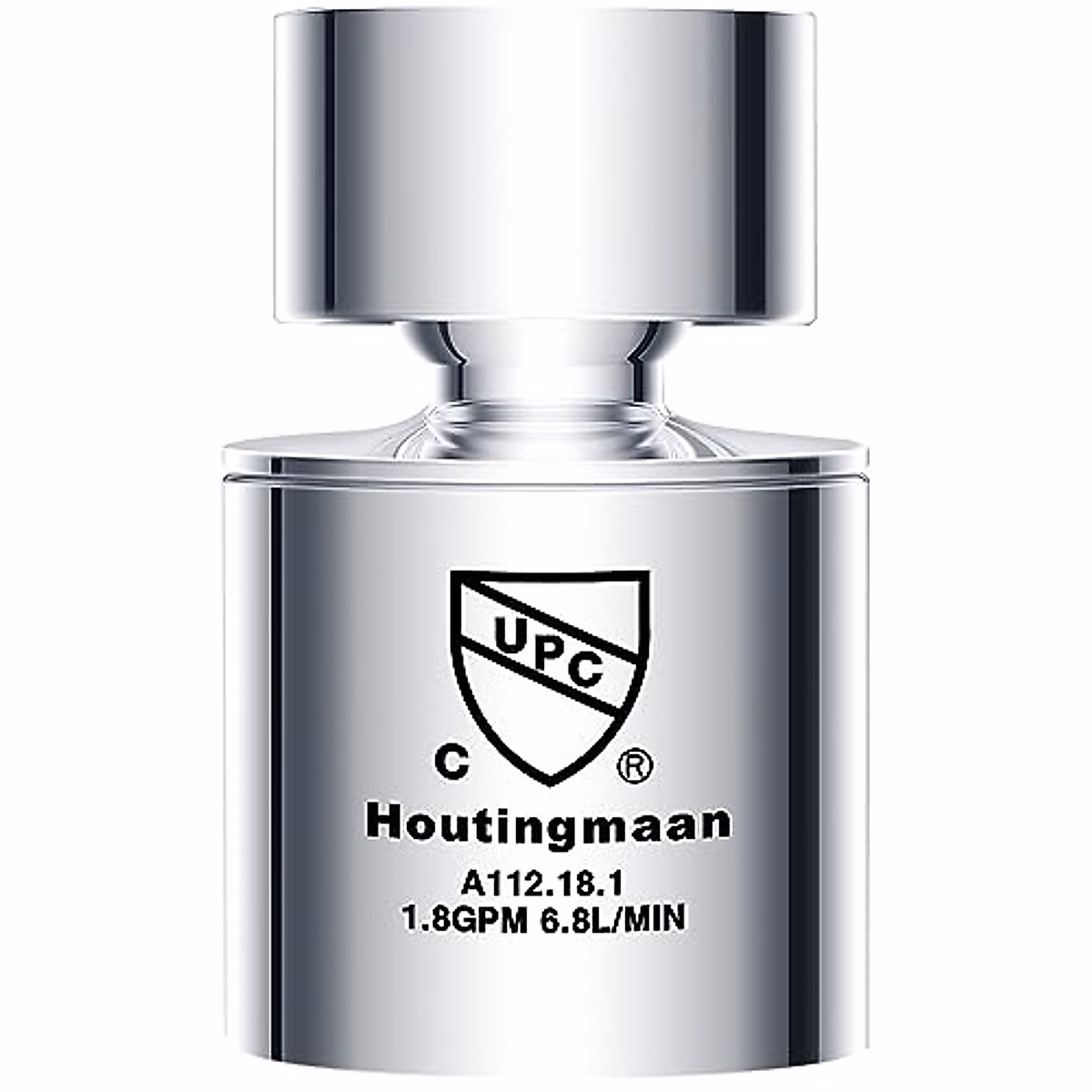 Swivel Faucet Aerator, Faucet Nozzle with 2 Spray Modes,360° NSF Rotate Kitchen Sink Faucet Attachment,Faucet Extender for Kitchen 55/64 inch Female Thread,Kitchen Sink Aerator Chrome