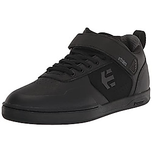 Etnies Men's Culvert Mid Top Michelin Rubber Mountain Bike Shoe Skate, Black/Black/Reflective, 11