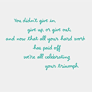 Hallmark Mahogany Graduation Card (Ain't No Stopping You) (399GGJ2043)