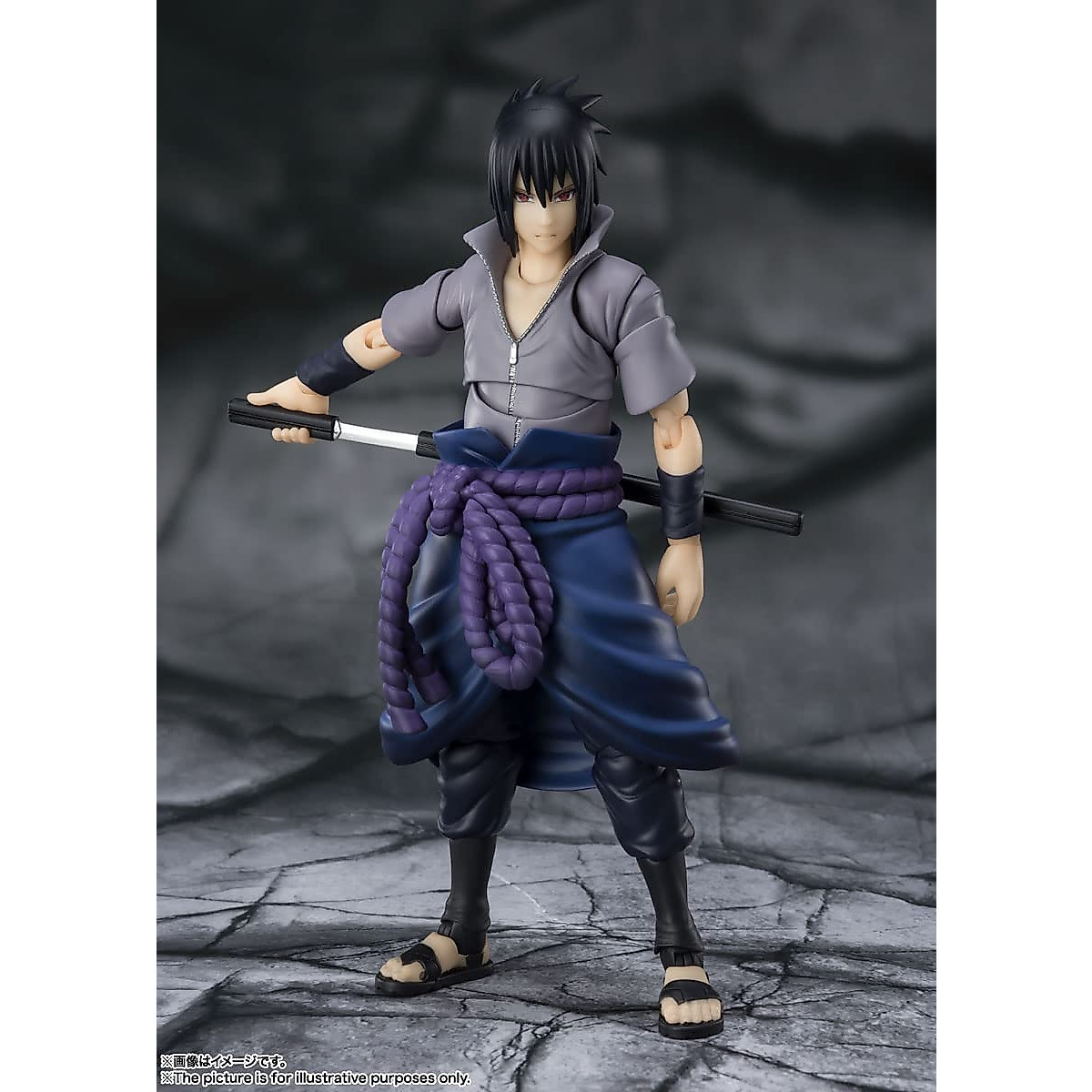 TAMASHII NATIONS - Naruto Shippuden - Sasuke Uchiha -He Who Bears All Hatred, Bandai Spirits S.H.Figuarts Action Figure