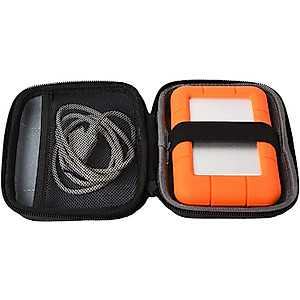 Ivation 2 Pack Compact Portable Pocket-Sized Hard Drive Case Compatible with WD My Passport, Elements, Gaming, Seagate, Toshiba Canvio, Lacie and More