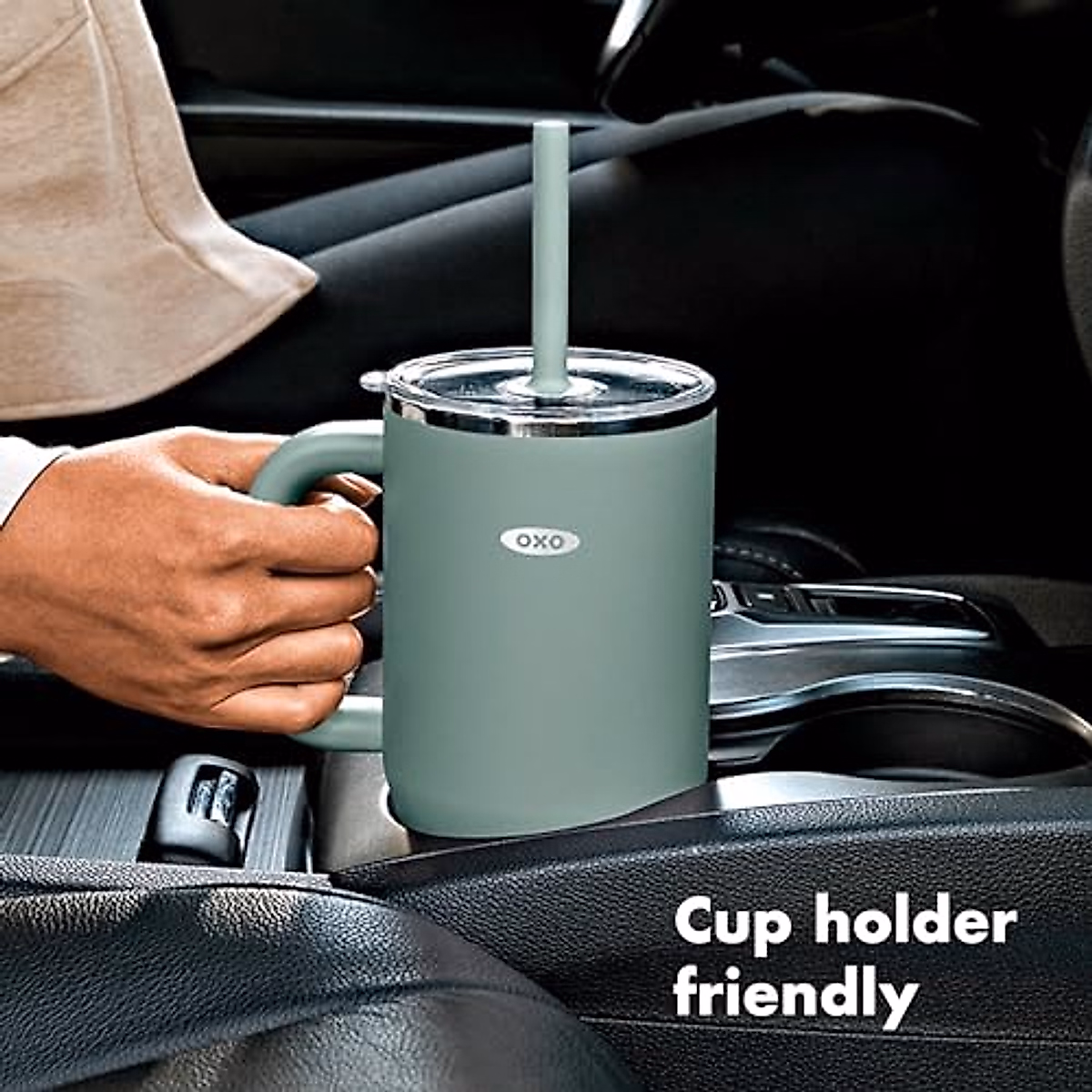 OXO Strive XL Tumbler with Handle – 32 oz. – Jade