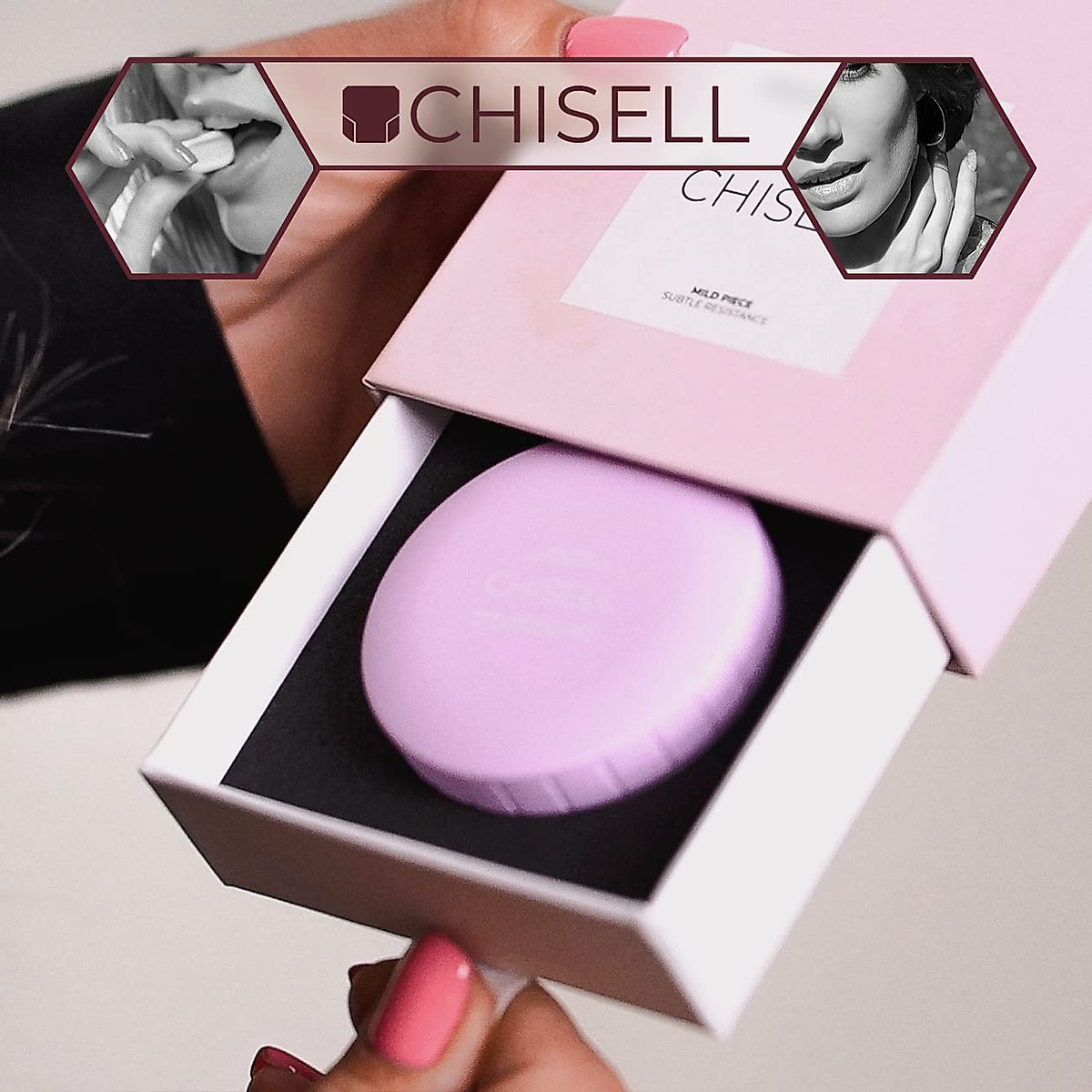 Chisell Original Jaw Exerciser, Bite Block for Light Bite, Jawline Shaper for Beginner Users, Facial Exercise Cubes for Toned Face, Jawline Sculptor for Slim Jaw, Mouth Exerciser for Jawline