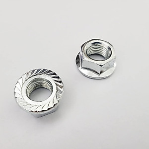 Auto-plaza E-Bike Hub Motor Nuts Bike Safety Washers Electric Bicycle Wheel Lock Nuts Motor Axle Bolt Screw Full Set (M12 Shaft)