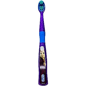 Oral-B Disney Frozen Toothbrush, 3+ YRS, Extra Soft (Characters Vary) - Pack of 4
