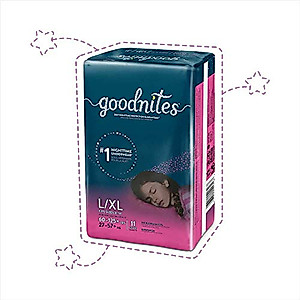 Goodnites, Girls Bedwetting Underwear, L/XL, 11 Ct