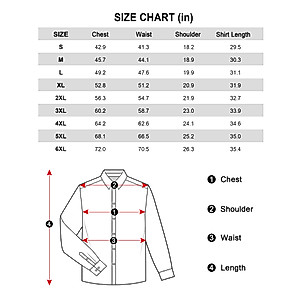 J.VER Men's Casual Button Up Linen Shirts Solid Long Sleeve Work Shirt Loose Fit Vacation Shirts with Pocket Navy Blue X-Large