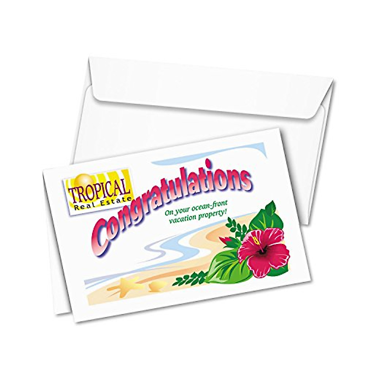 AVERY 3265 Greeting Cards, Inkjet, 5-1/2-Inch X8-1/2-Inch, 20/Bx, Matte White