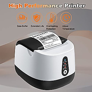 ienRon Thermal Receipt Printer, 58mm Max-Width POS Printer with High-Speed Printing and Advanced Thermal Technology, Support ESC/POS Window Linux Operating System Printing