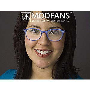 MODFANS Reading Glasses Women 4 Pack Fashion Ladies Readers 3.5 Strength,Women's for Reading Comfort Spring Hinge Arm Eyeglasses-Lightweightest Round Frame Look Stylish to Wear,Come with Pouch