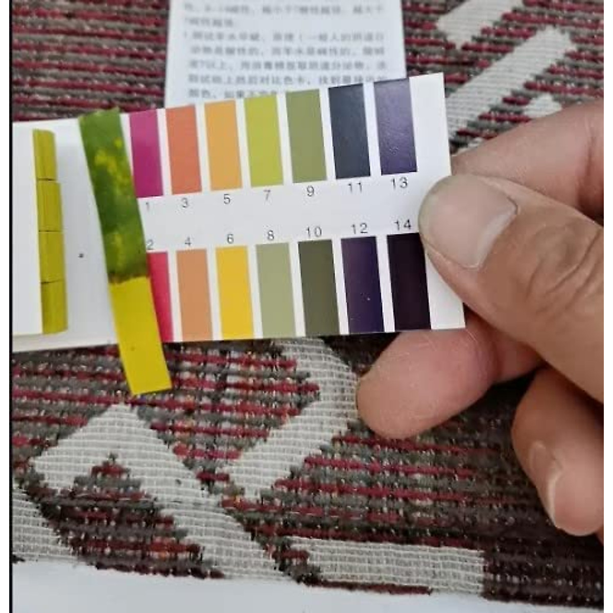 Othmro pH 1-14 Test Paper 80pcs Per Pack （20 Pack) Strip Shape lab use pH Test Liquid Soil Cosmetics