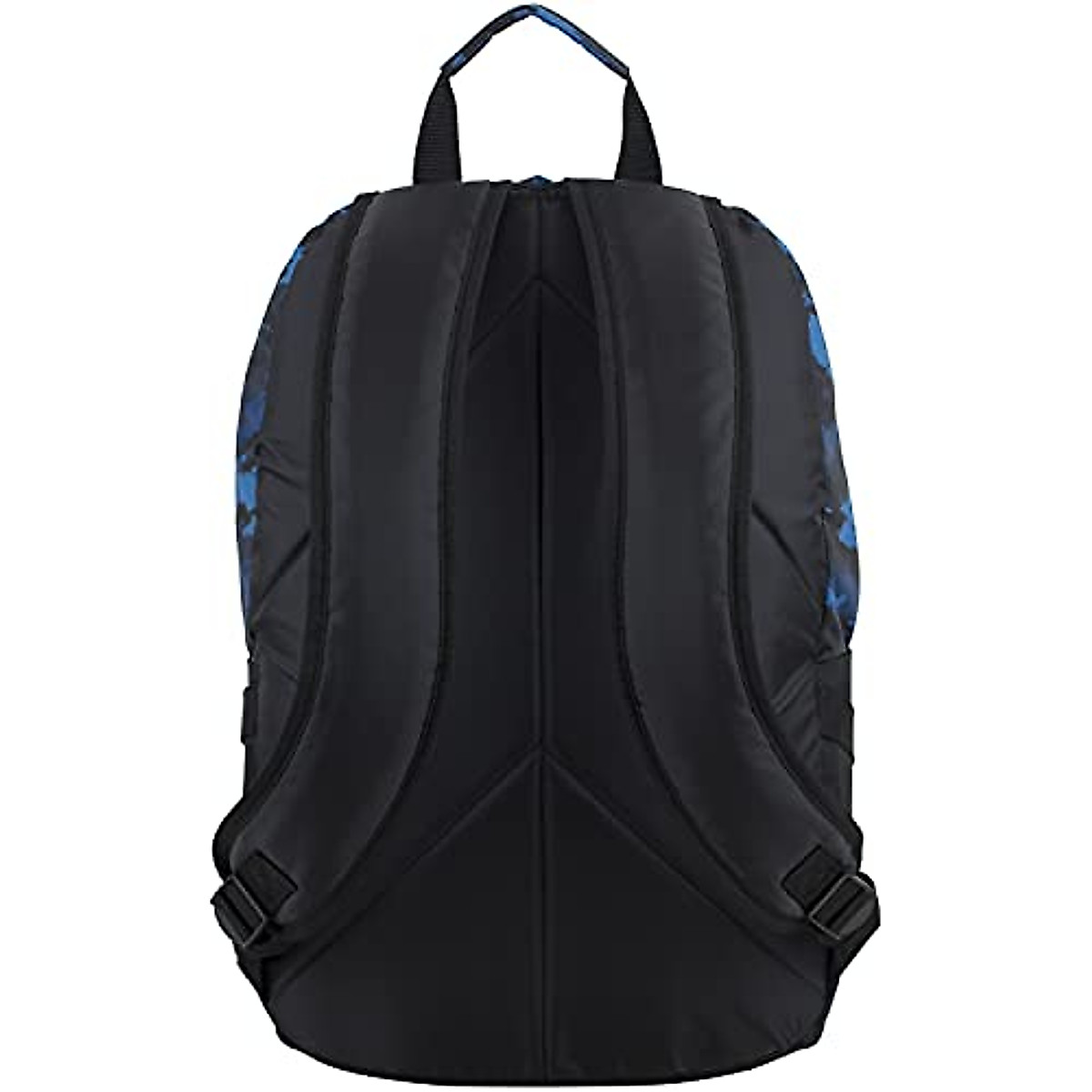 FUEL Dynamo Active Backpack, Fits Most Laptops up to 15", Front Access Pockets, Padded Lumbar, Comfortable, Adjustable Straps - Black/Blue Camo